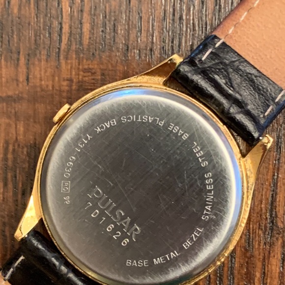 Pulsar | Accessories | Vintage Gold Color Tone Pulsar Dress Watch ...
